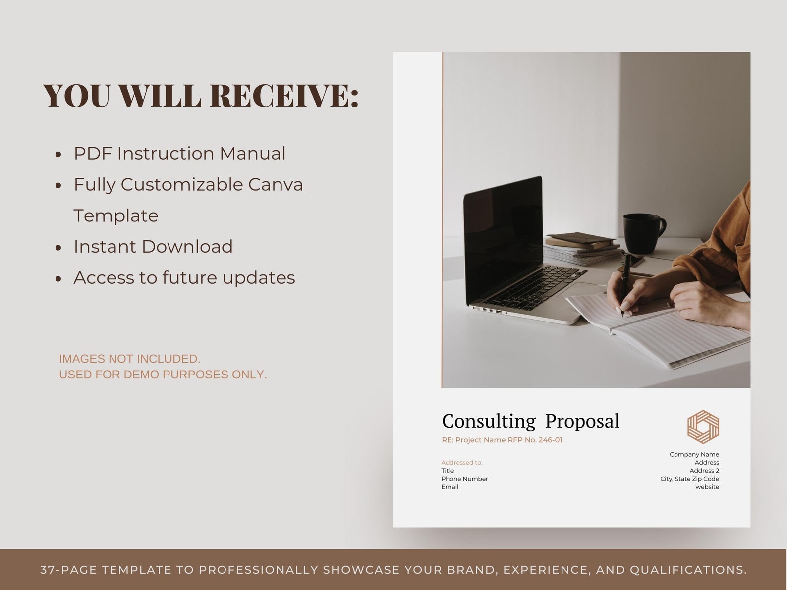 Consulting Proposal Template Canva Project Proposal Request for ...