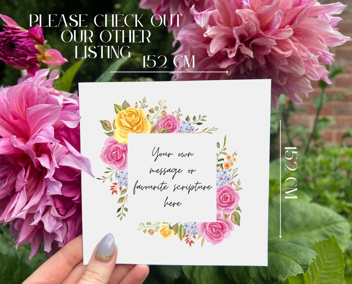 Thank You Card - Reflecting Jehovah’s Love | Gratitude Card for Acts of ...