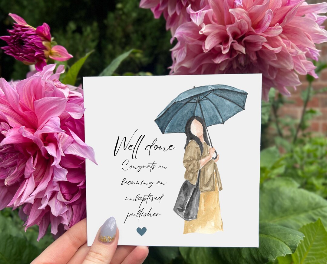 Unbaptised Publisher Congratulations Card JW Card, JW Gift, Sympathy ...