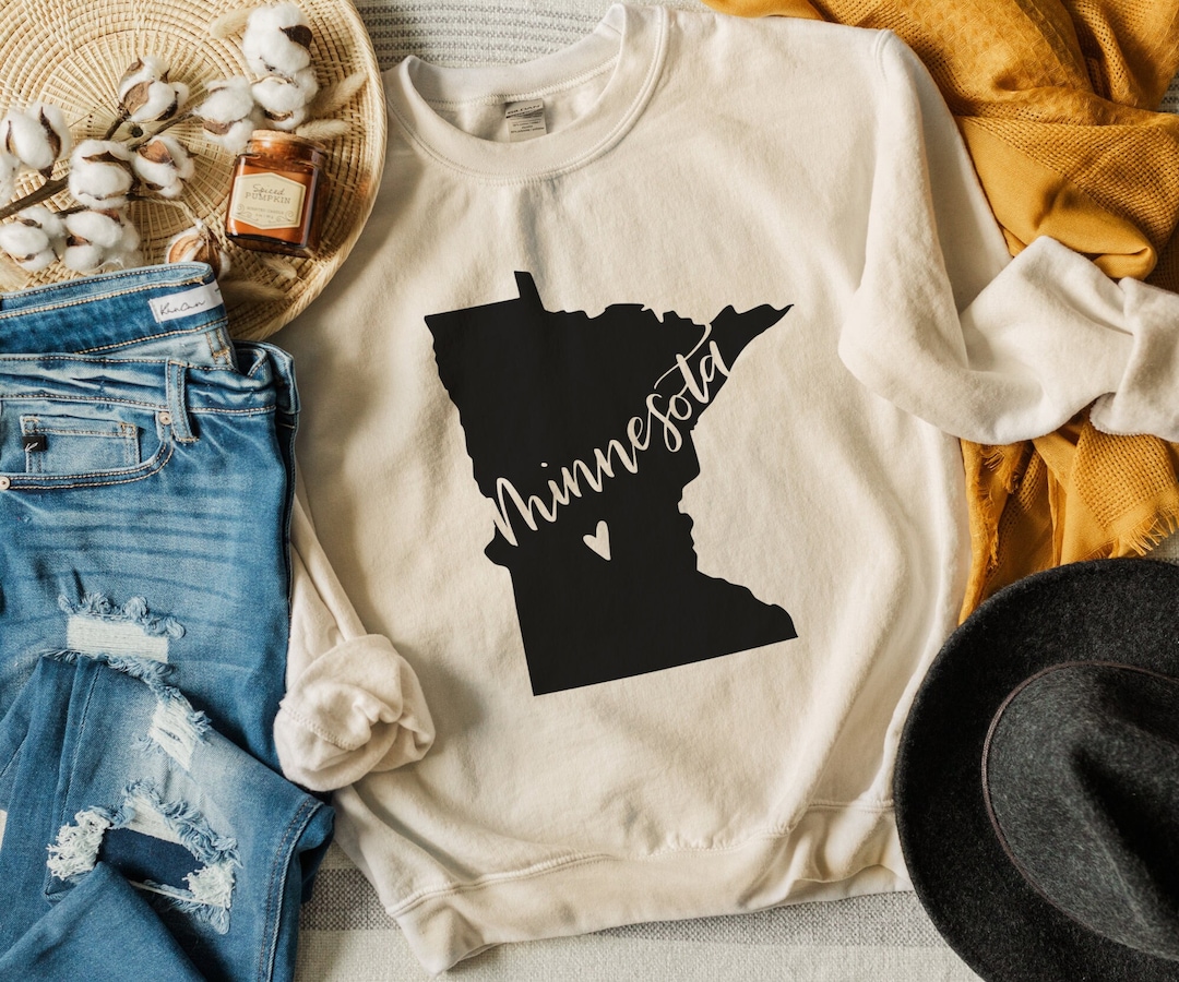 Minnesota Apparel, Minnesota Winter, Minnesota Sweatshirt, MN Souvenir ...