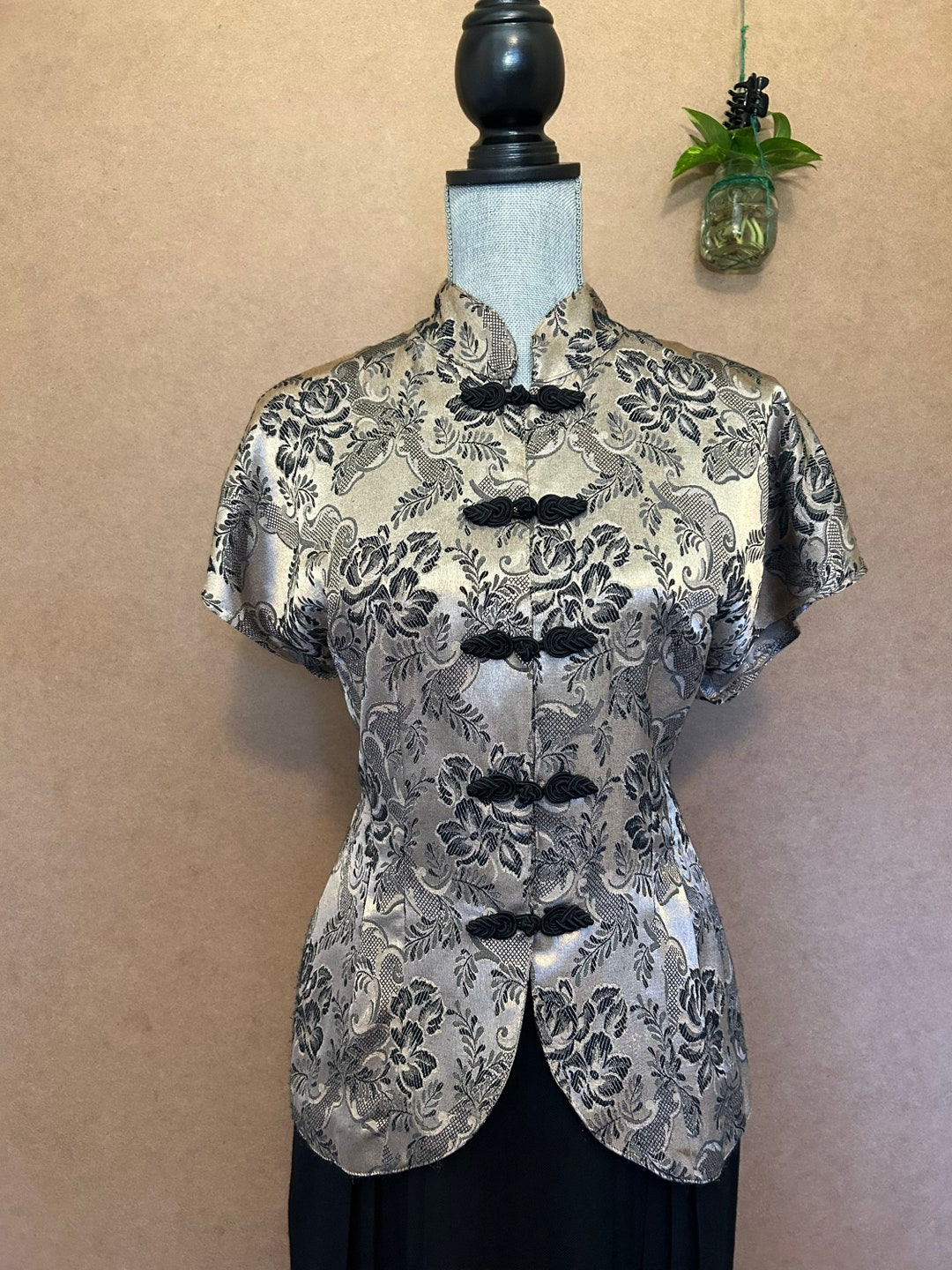 Vtg 90s Asian Inspired Top - Etsy