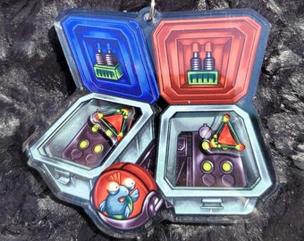 Splatoon 3 Deep Cut Big Man Shiver Frye Acrylic Shaker Charm - Etsy