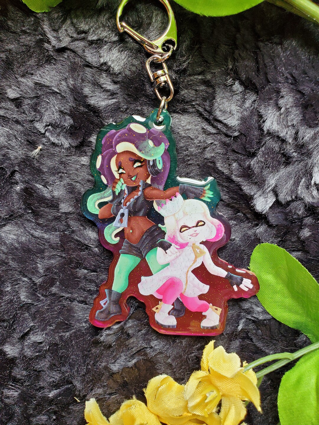 Splatoon off the Hook Charm - Etsy