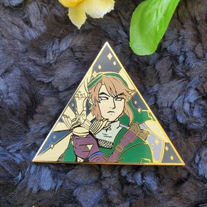 Zelda Twilight Princess Triforce Enamel Pins - Etsy
