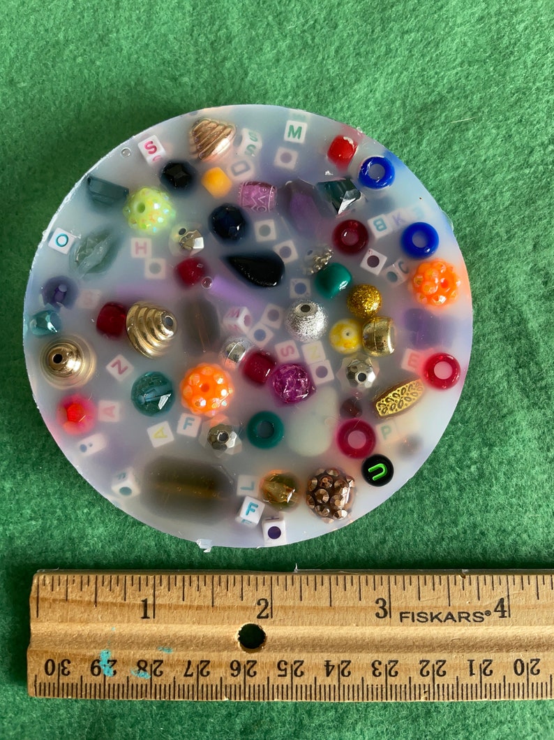 Handmade Silicone Picky Pad for Anxiety and Skin Picking | Beaded ...