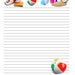 Summer Letter Template Digital Download - Cute Stationery - Beach ...