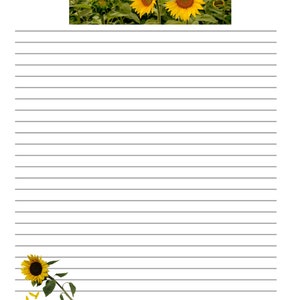 Summer Letter Template Digital Download - Cute Stationery - Beach ...