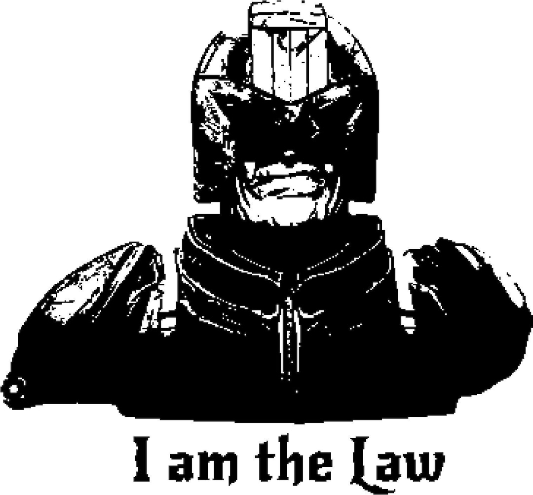 Judge Dredd Clipart - Etsy