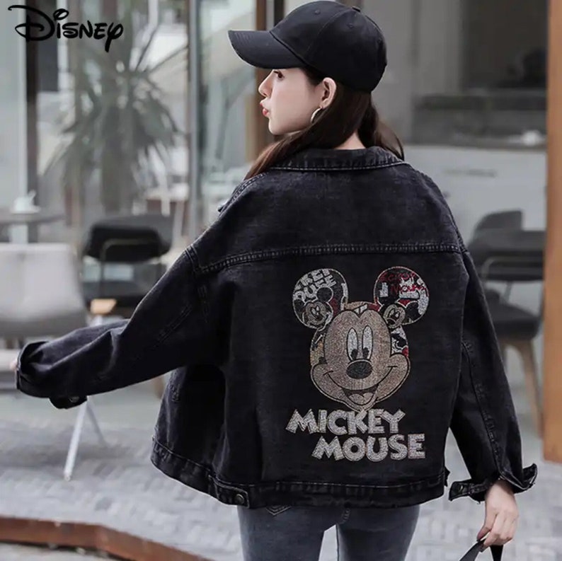 Mickey Mouse Denim Jacket - Etsy