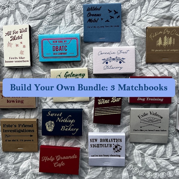 Custom Matchbooks - Etsy