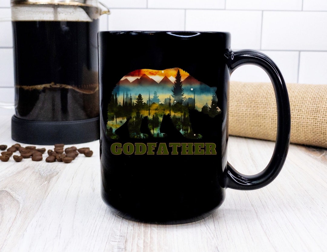 Godfather Bear Fathers Day Gift Coffee Mug Java Dad Papa - Etsy