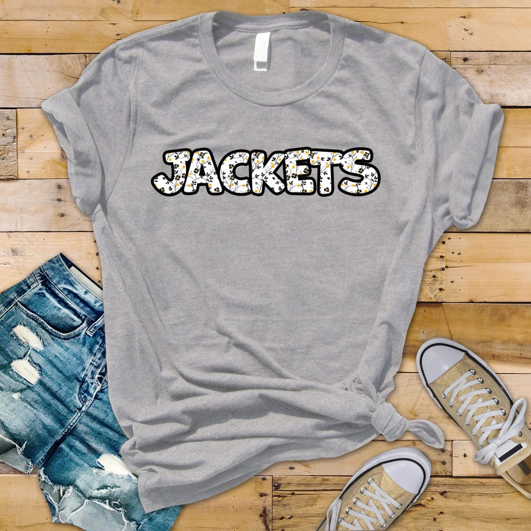 Yellow Jacket Flower Font 3 - Etsy