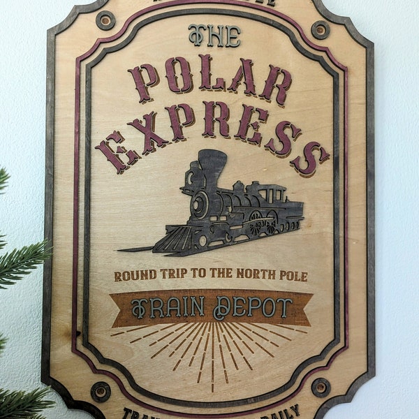Polar Express Sign - Etsy
