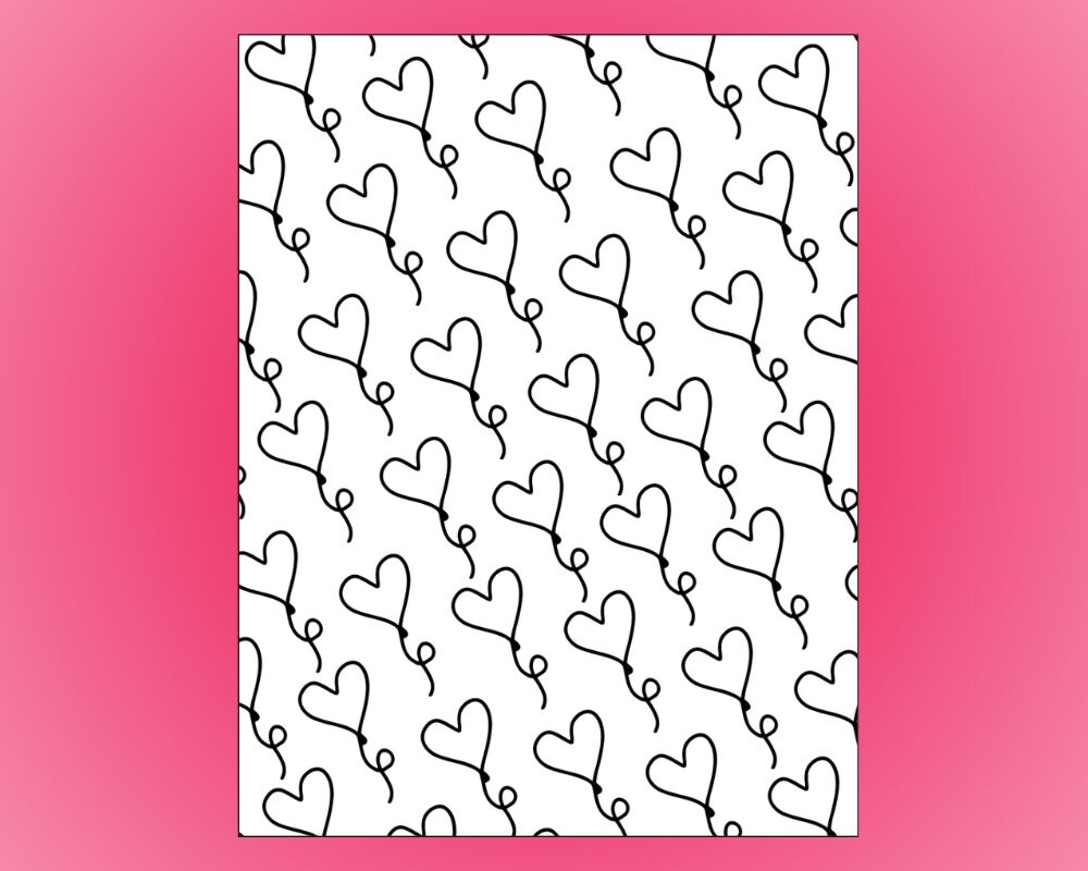 Valentine's Day Coloring Pages, Printable Valentine's Coloring Pages ...