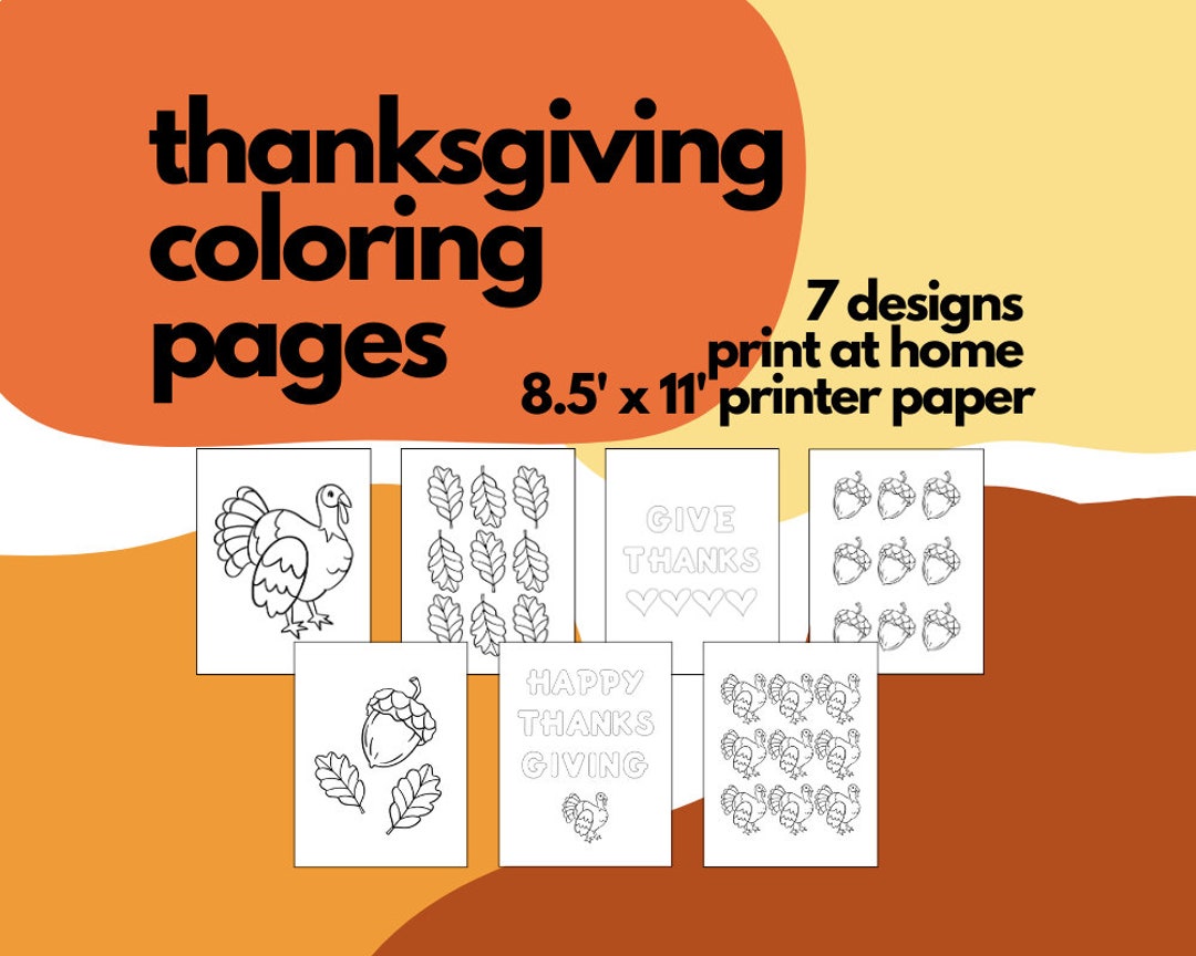 Thanksgiving Coloring Pages - Printable Coloring Pages, Color Sheets ...