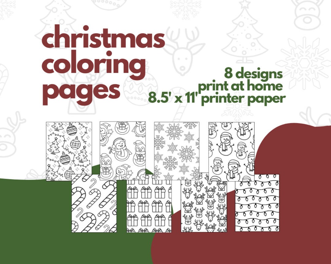 Christmas Coloring Pages - Printable Coloring Pages, Color Sheets ...