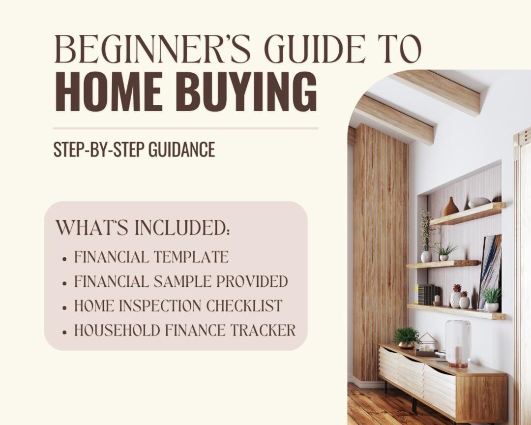 Beginner's Guide to Home Buying, Purchasing, Financial Template ...