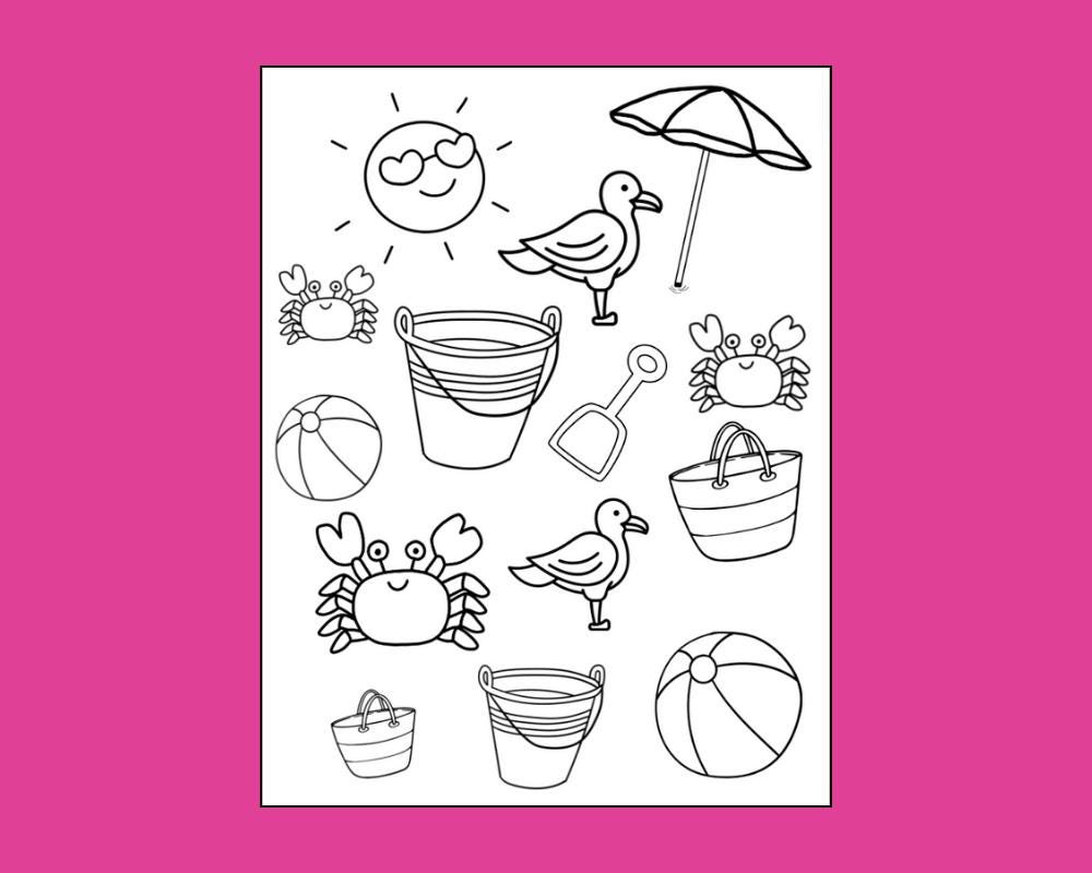 Summer Days Coloring Pages - Printable Coloring Pages, Color Sheets ...