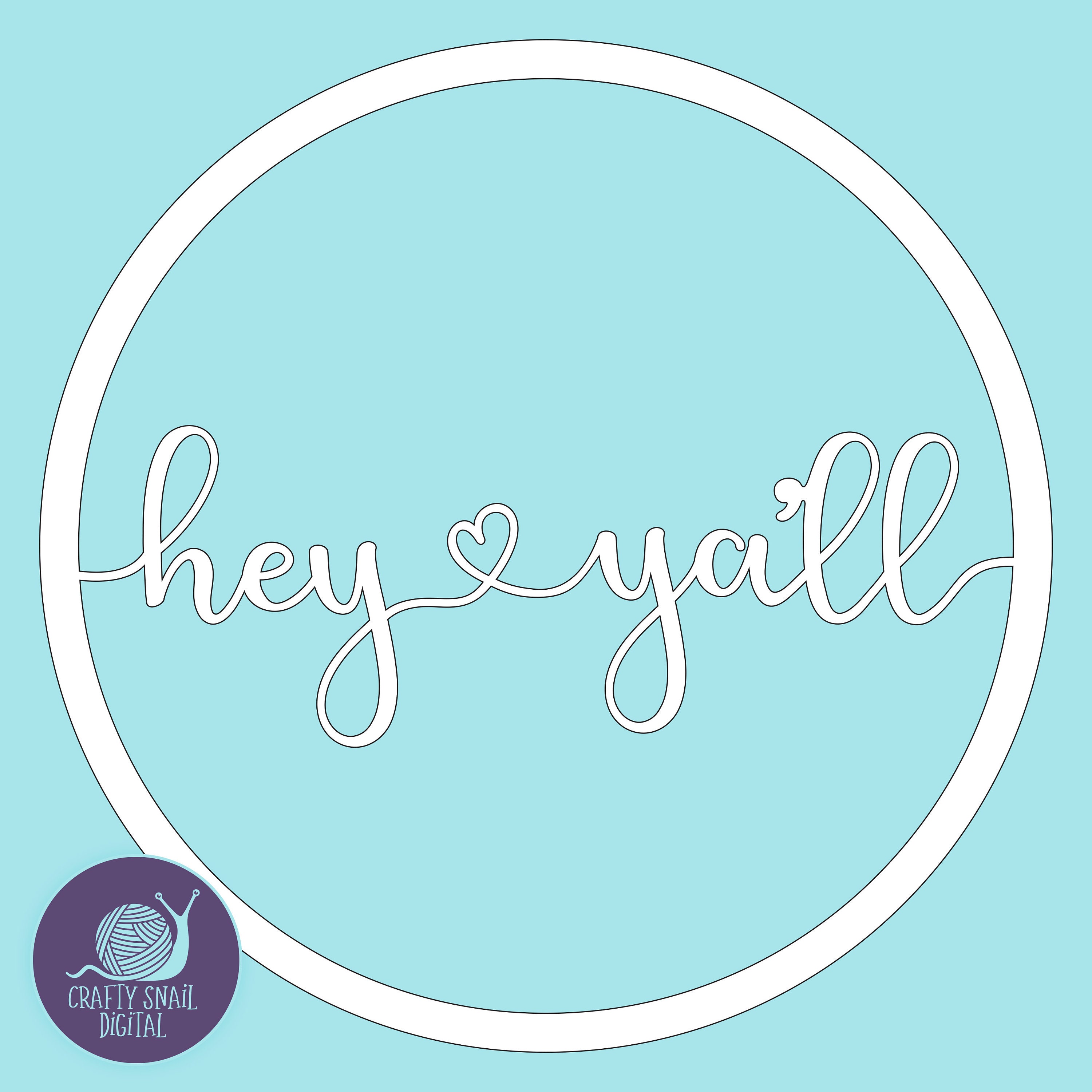 Hey Ya'll Sign Frame SVG Laser Cut Files (digital Download) - Etsy