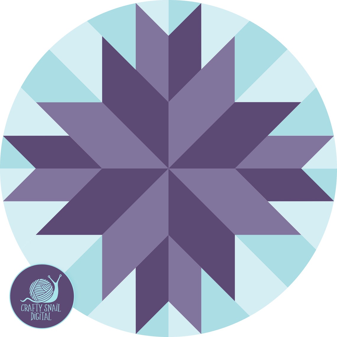 Starburst Round Quilt Block SVG, Laser Cut Files (digital Download) - Etsy