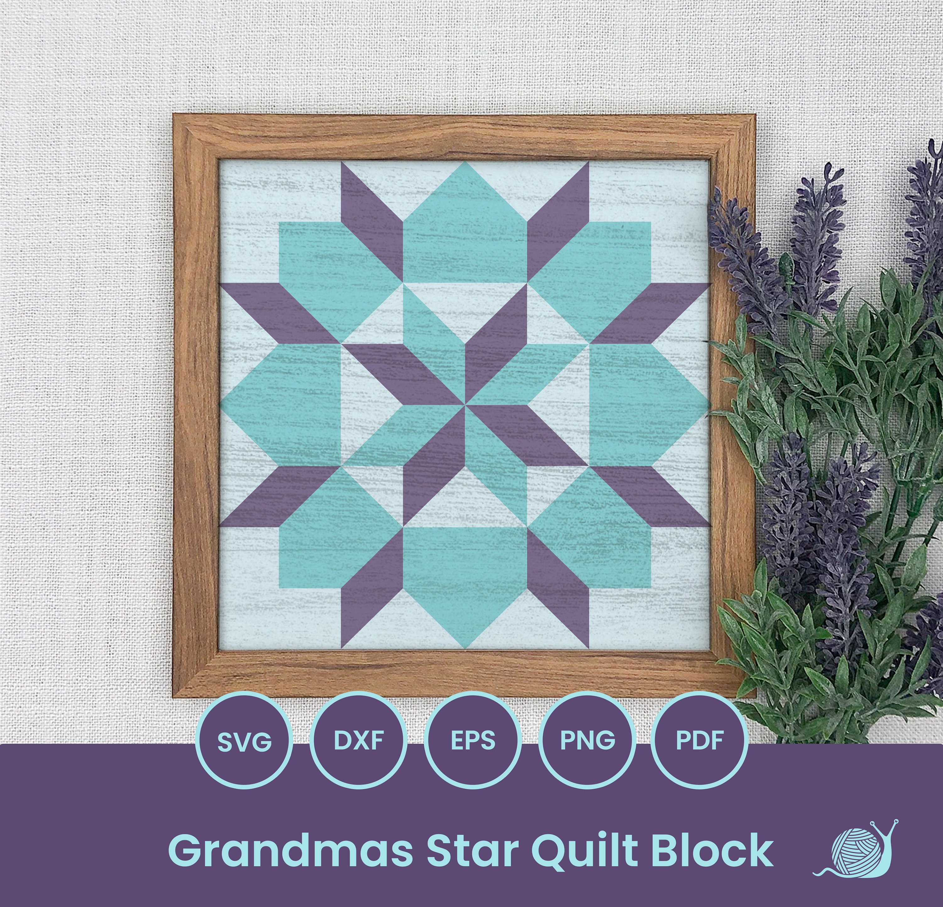 Quilt SVG Laser Cut Files Grandmas Star Quilt Block Barn - Etsy