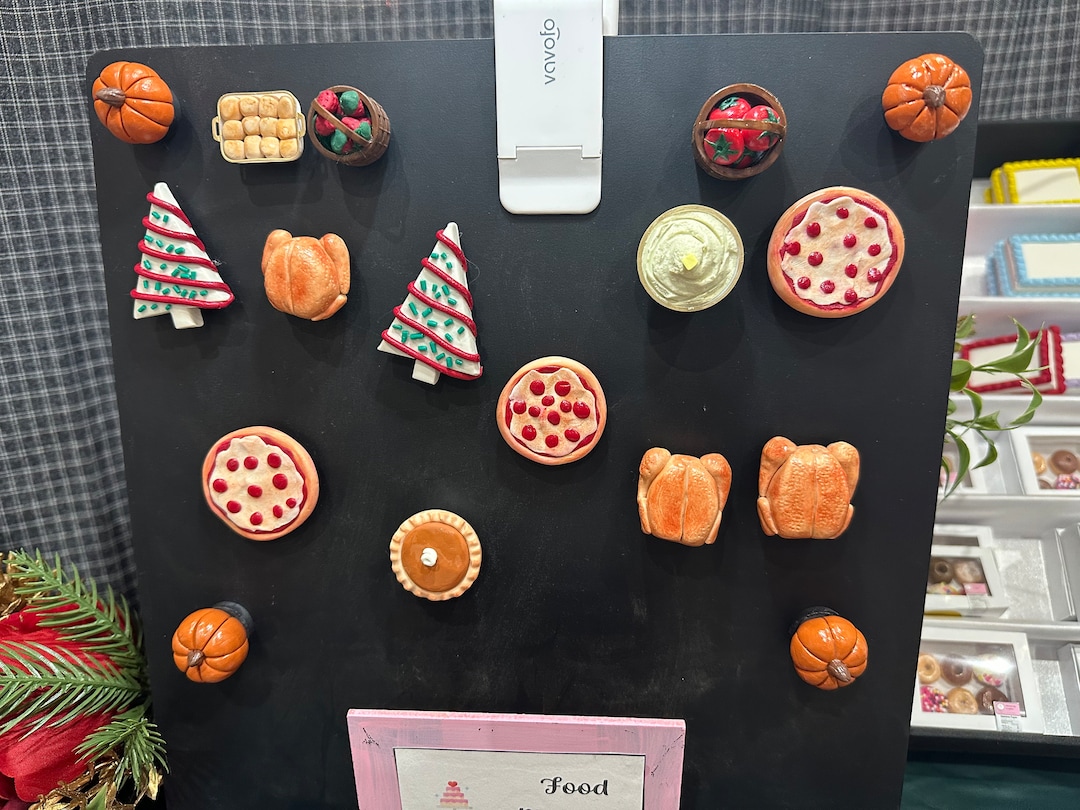 Polymer Clay Food Magnets - Etsy