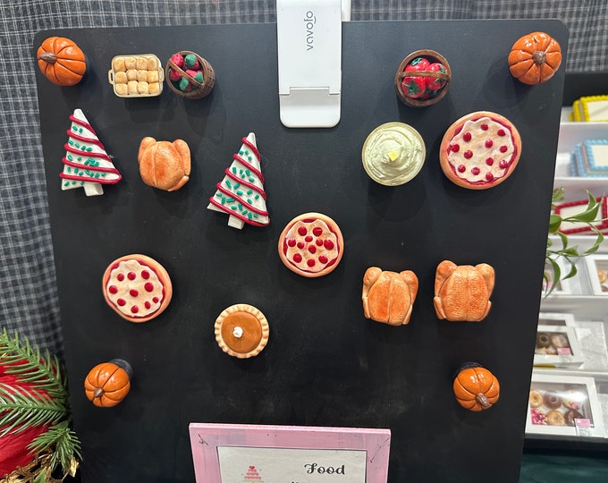 Polymer Clay Miniature Food Magnets - Etsy