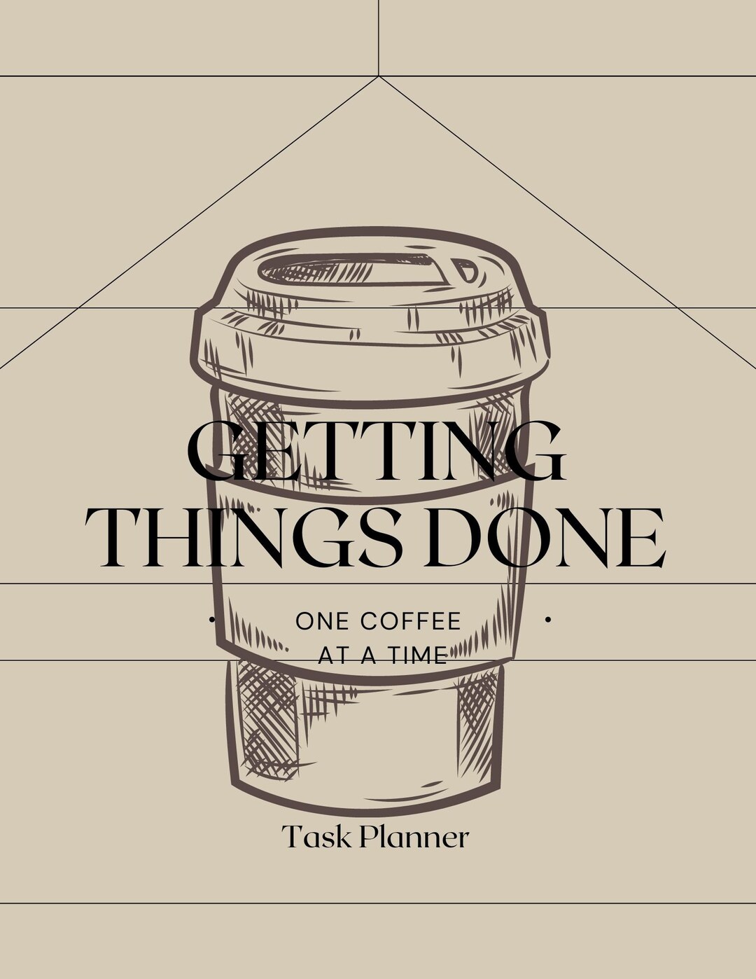 8.5x11 Printable Task Planner Cover - Etsy