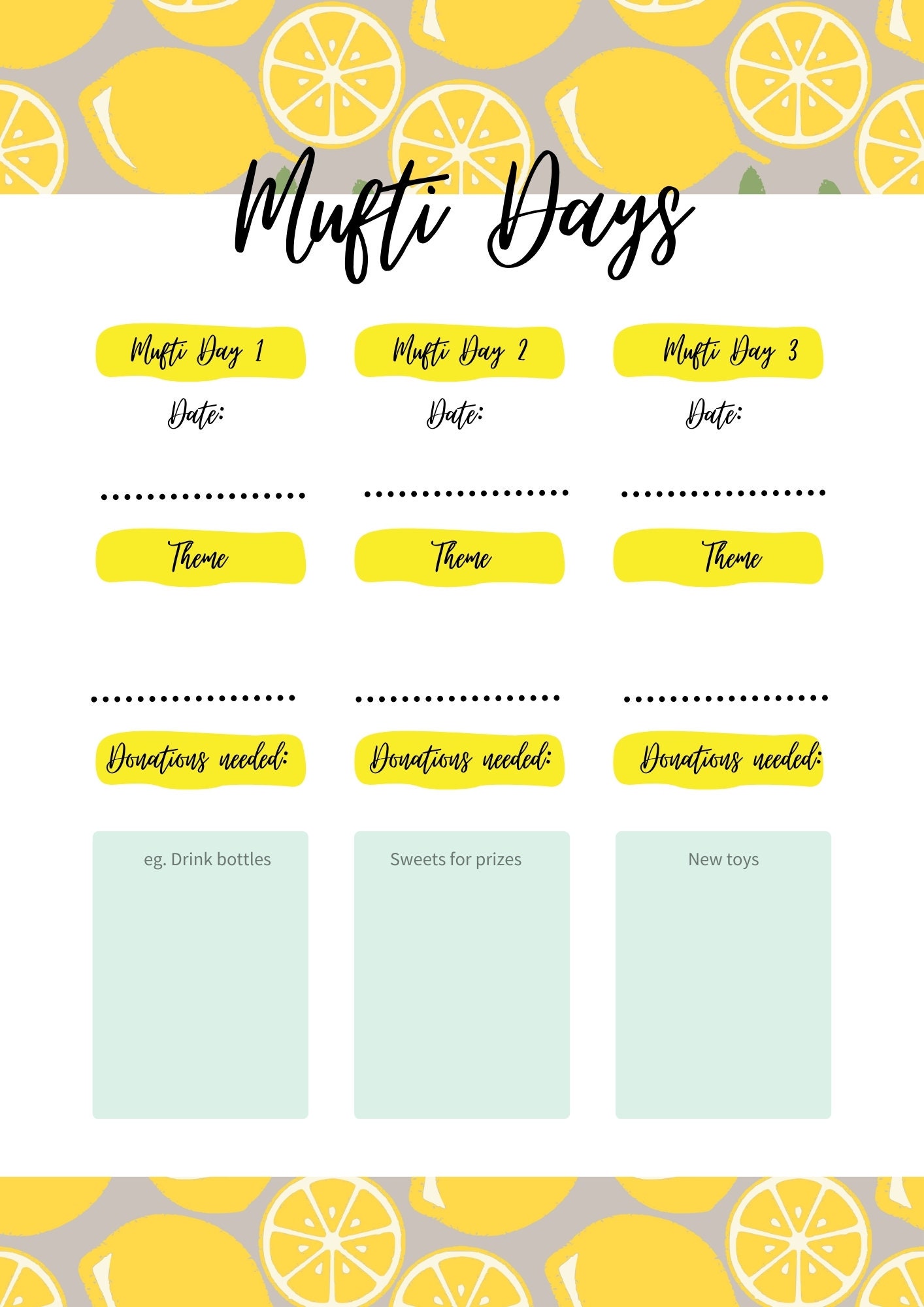 Fully Editable PTA Event Planner Template / 26 Planner Pages / Instant ...