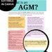 PTA Marketing Poster / What is an AGM / Fully Editable Template for A4 ...