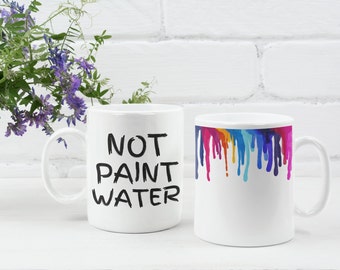 Not Paint Water Mug - Etsy