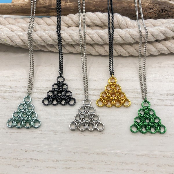 Chainmail Pendant - Etsy