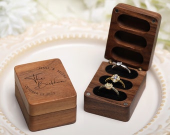 Wedding Ring Box Three - Etsy