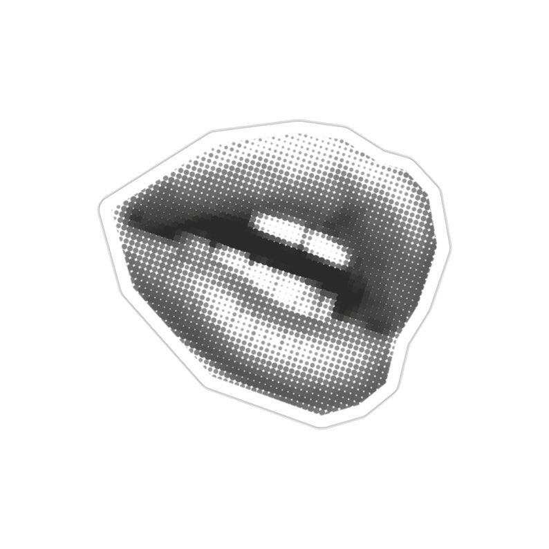 Lipstick Love Stickers Lip Shape Decals Kissable Lips - Etsy