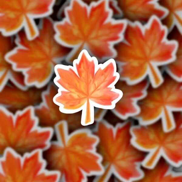 Maple Sticker - Etsy