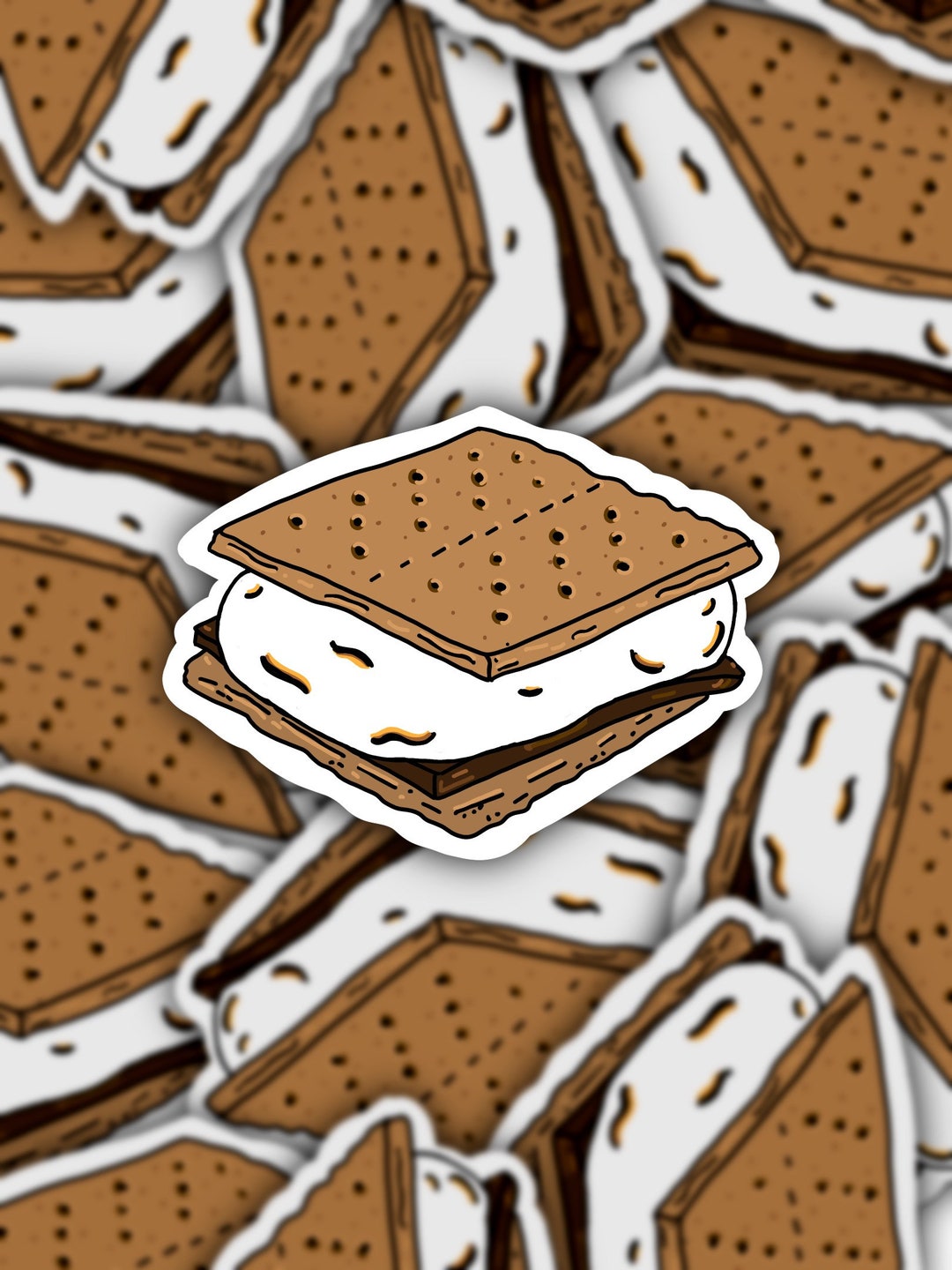 Smore Stickercamping Stickerhiking Stickerscout Stickerwater Bottle ...