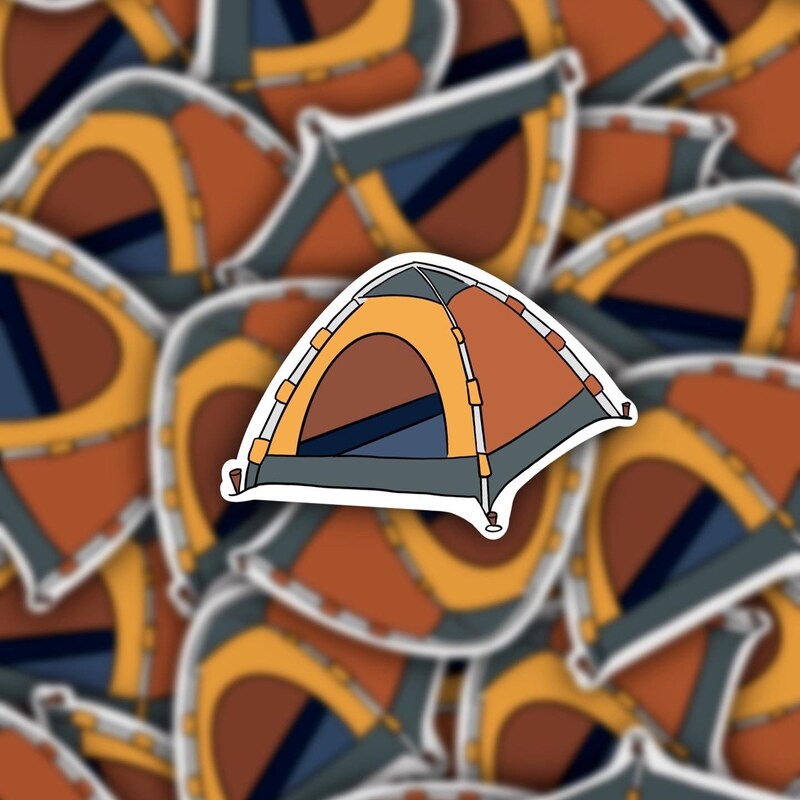 Tent Sticker - Etsy