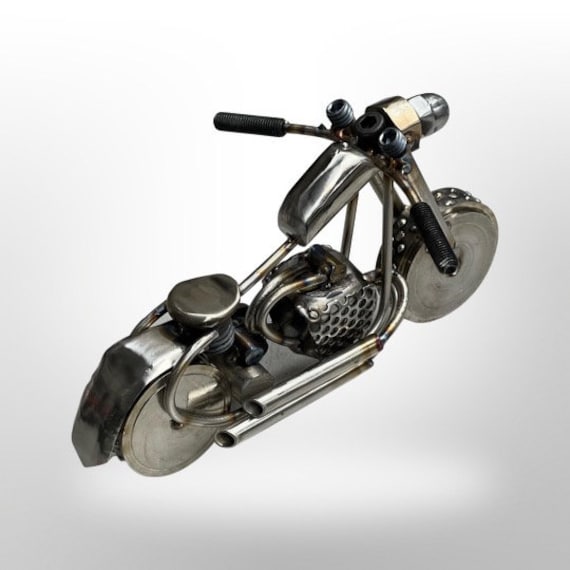 Motorcycle Metal Art - Etsy