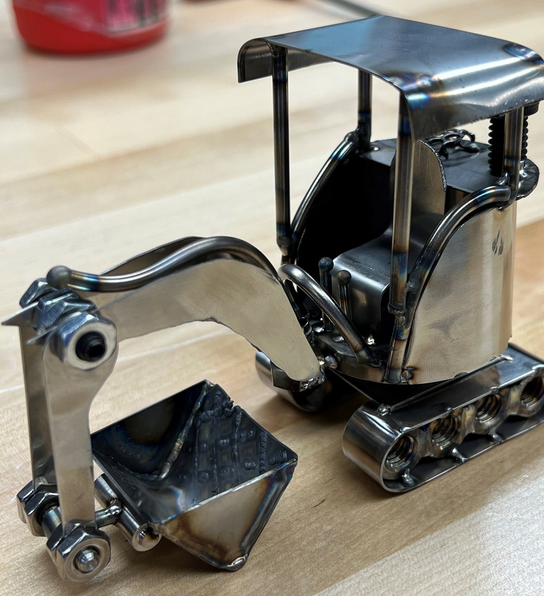 Metal Artwork - Excavator - Etsy