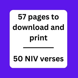Cursive Copywork Book - 50 NIV Bible Verses - Scripture Tracing ...