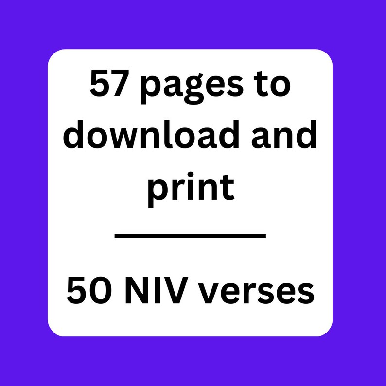 Cursive Copywork Book - 50 NIV Bible Verses - Scripture Tracing ...