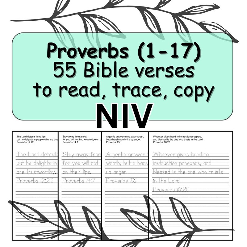 Proverbs 17 17 - Etsy