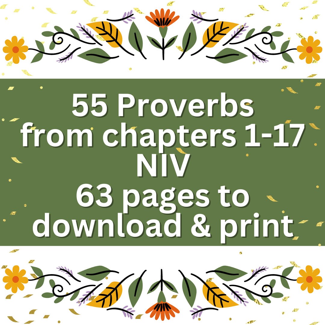 Cursive Copywork Book - 55 NIV Bible Verses - Scripture Tracing ...