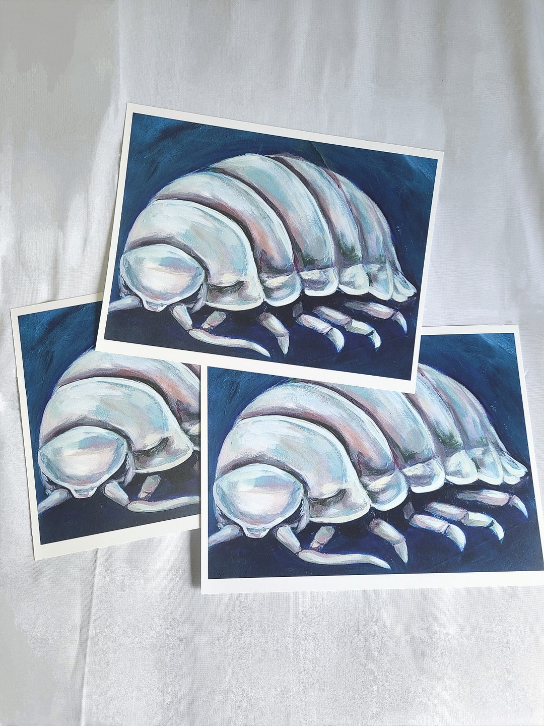 Deep Ocean Isopod! Original Cardstock Art Print Wall Decor Painting - Etsy