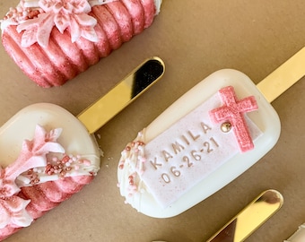 Confirmation: Confirmation Cake Pops Made to Order 1 Dozen - Etsy