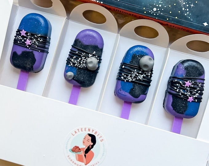 Cosmic Cakesicles Space Themed Astro Cakesicles Outer Space Cakesicles ...