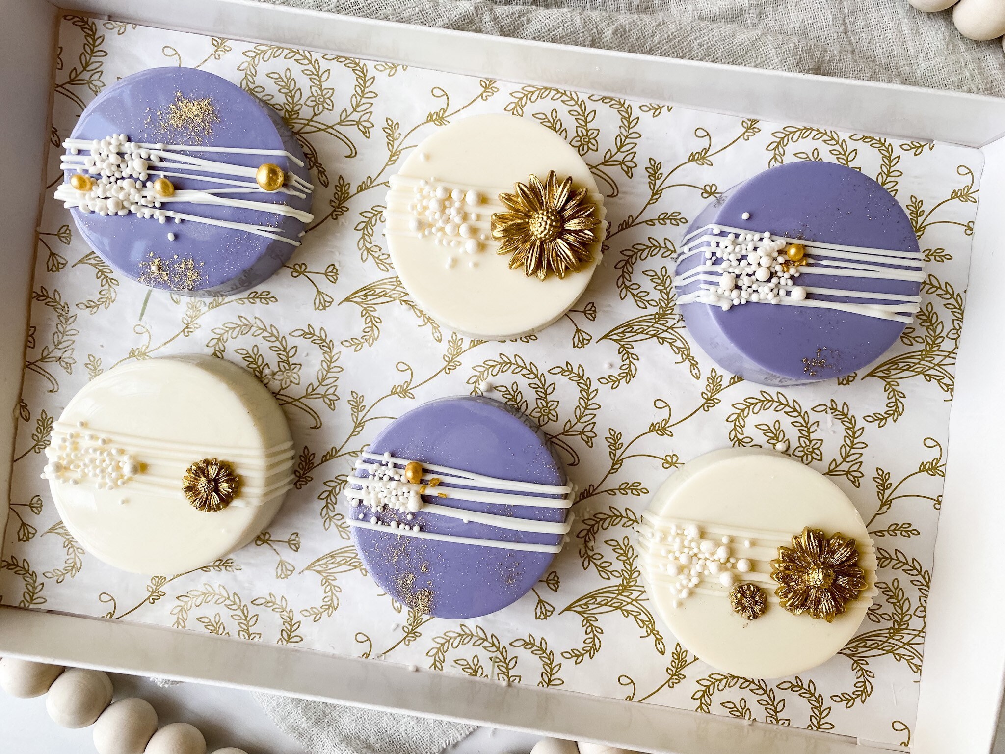 Wedding Oreos White Chocolate Covered Oreos Bridal Shower - Etsy