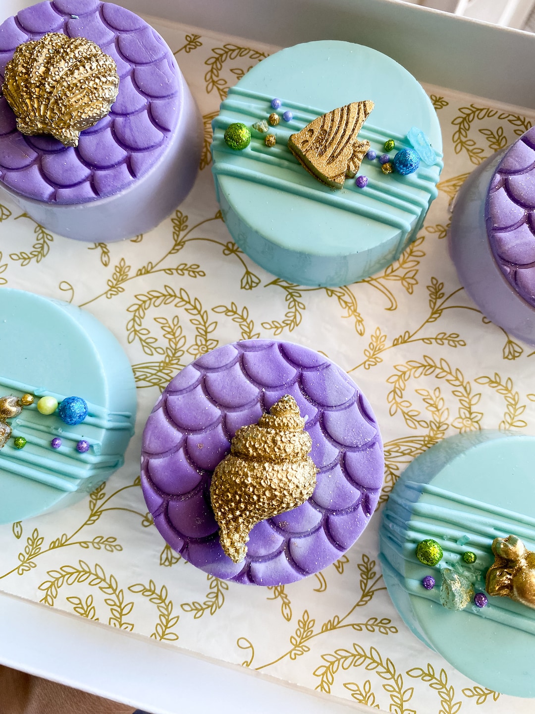Mermaid Oreos One-der the Sea Birthday Party Treats Under the Sea ...