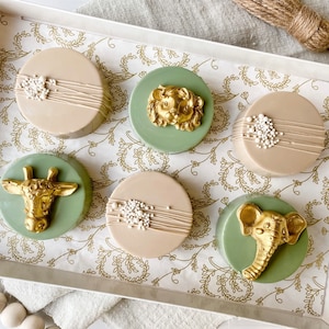 Safari Oreos Wild One Birthday Party Treats Safari Cookies - Etsy