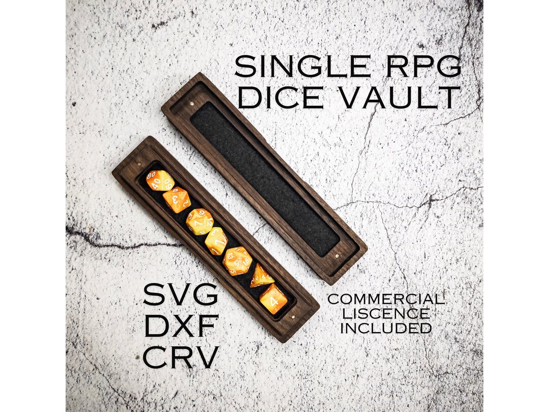 Dice Vault - Dice Dungeon - Cnc Digital File - SVG - Dice Storage ...